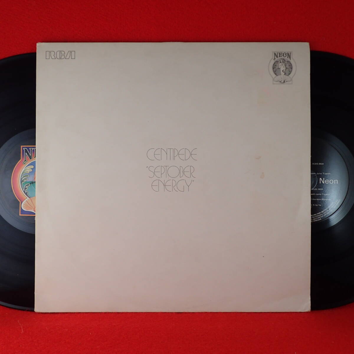 【目立った傷や汚れなし】送料無料★神洗浄【国宝級レア★極美品★UKオリジナル2LP★NEON】★CENTIPEDE/SEPTOBER ENERGY★KEITH TIPPETT,ROBERT ...