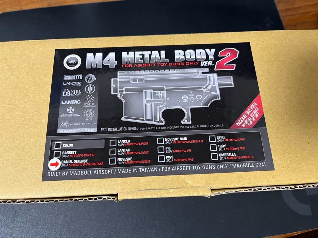【全体的に状態が悪い】Madbull DD M4 5.56タイプM4メタルレシーバーセット Ver.2 Daniel Defense刻印 BKの落札情報詳細 - Yahoo!オークション落札 ...
