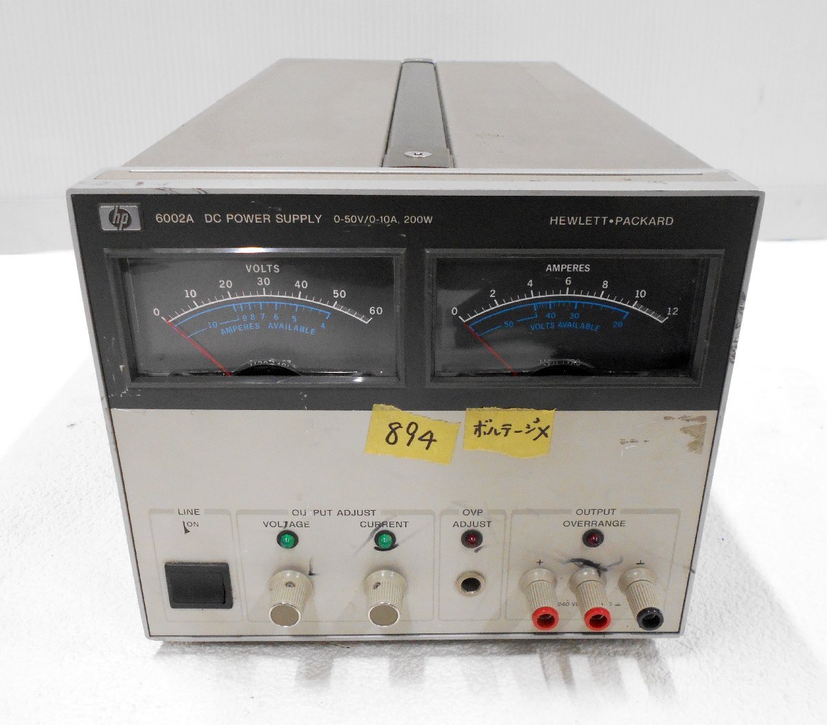 【傷や汚れあり】hp ヒューレットパッカード 6002A DC POWER SUPPLY ジャンク 【セ490】の落札情報詳細 - Yahoo!オークション落札価格検索 オークフリー