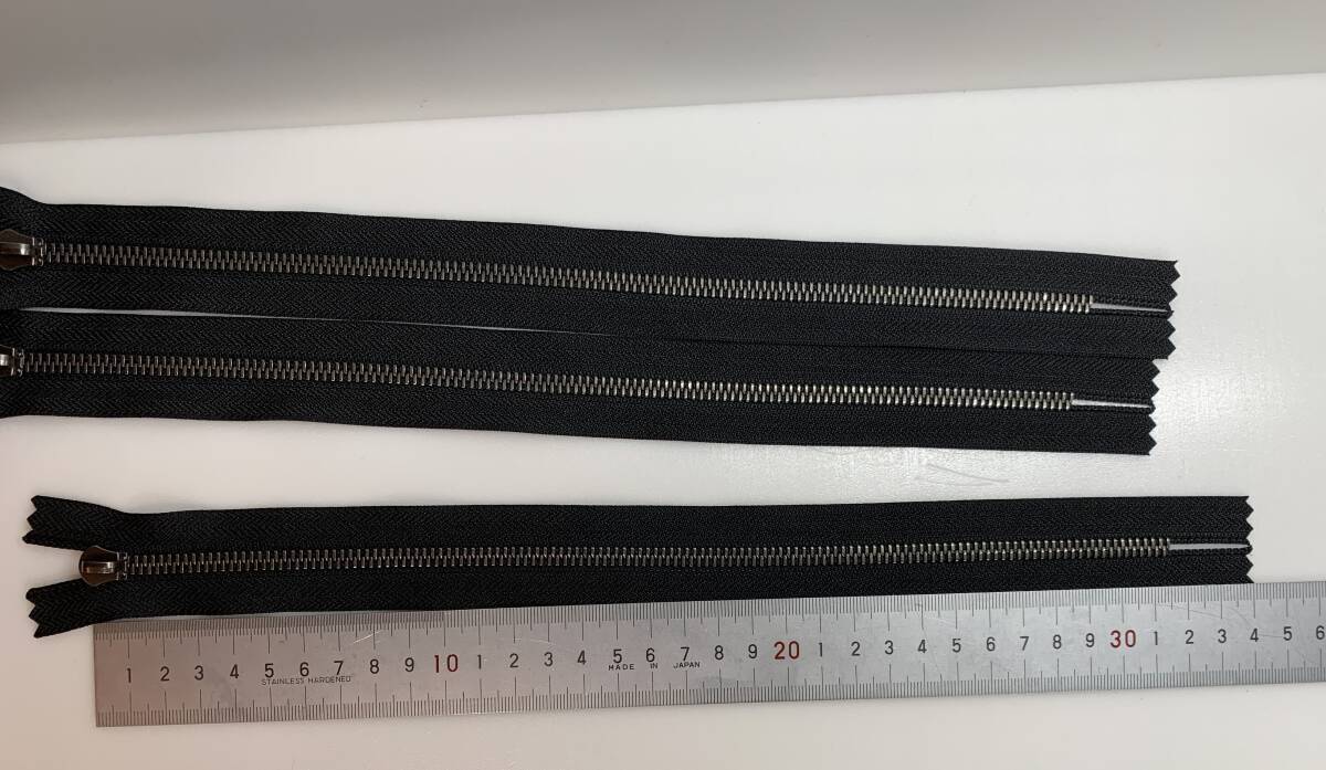 【未使用】YKK エクセラファスナー3本 5SG ＃580 ハンドメイド クラフト 32.0cm バッグ 鞄 5号 ZFスライダー ブラック②の落札情報詳細 - Yahoo!オークション落札 ...