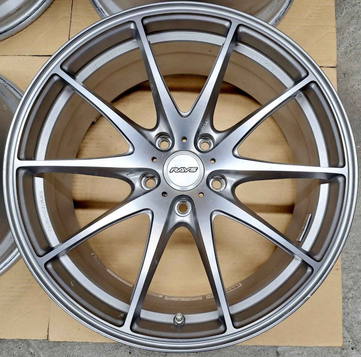【やや傷や汚れあり】RAYS VOLK RACING G25 Limited Edition ホイール 19インチ 8.5J 9.5J 120 鍛造 BMW アルファード シビックタイプR ...