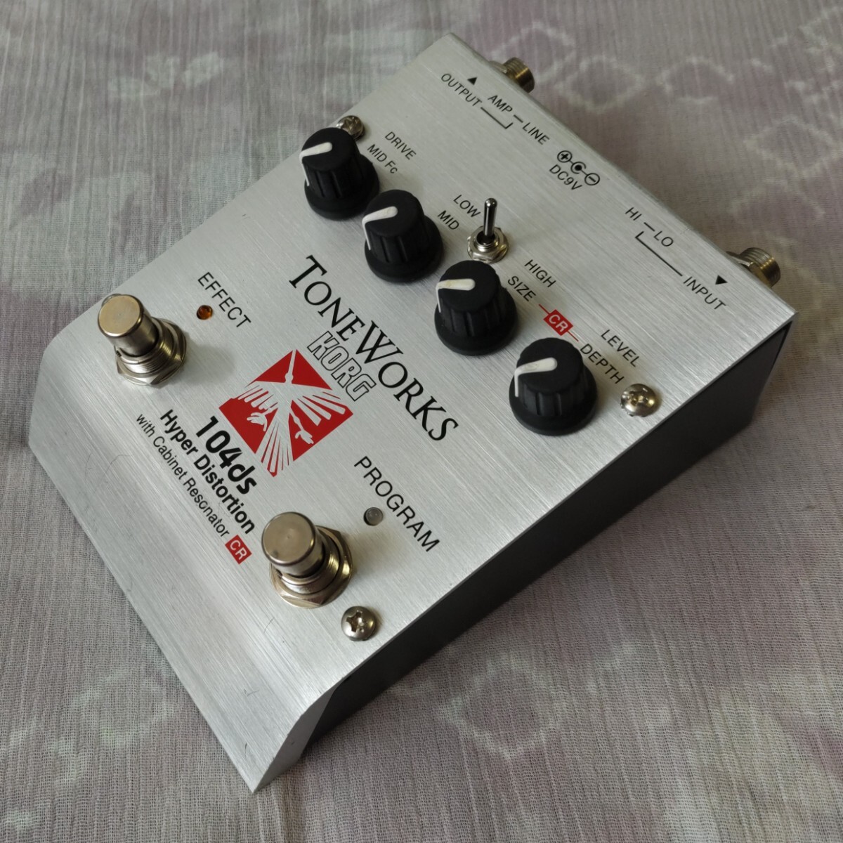 【やや傷や汚れあり】【古いですが使用期間1年ほどです】KORG Tone Works 104ds Hyper Distortion with ...
