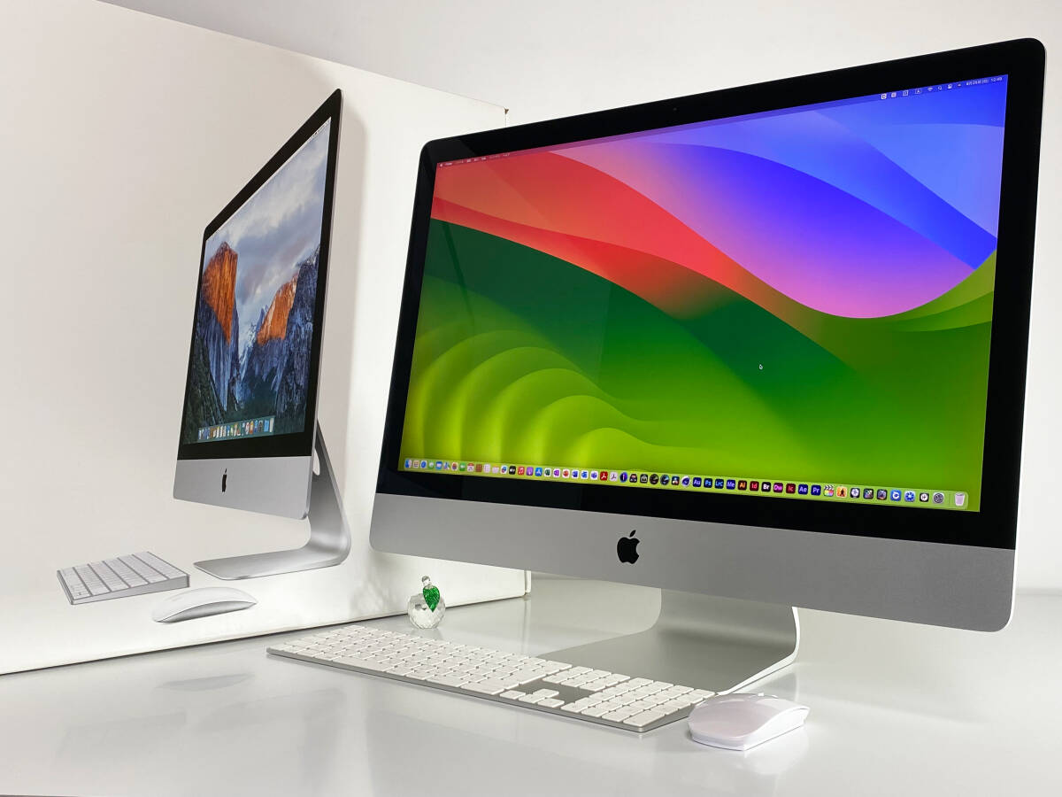 【目立った傷や汚れなし】【美品】最上位モデル iMac Retina 5K Late2015/27インチ Core i7 メモリ32GB ...