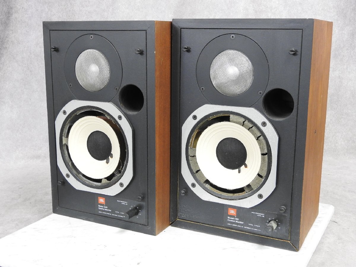 【傷や汚れあり】 TG0818 ☆ JBL Model 4401 Control Monitor コントロールモニター スピーカーペア ☆中古 ...