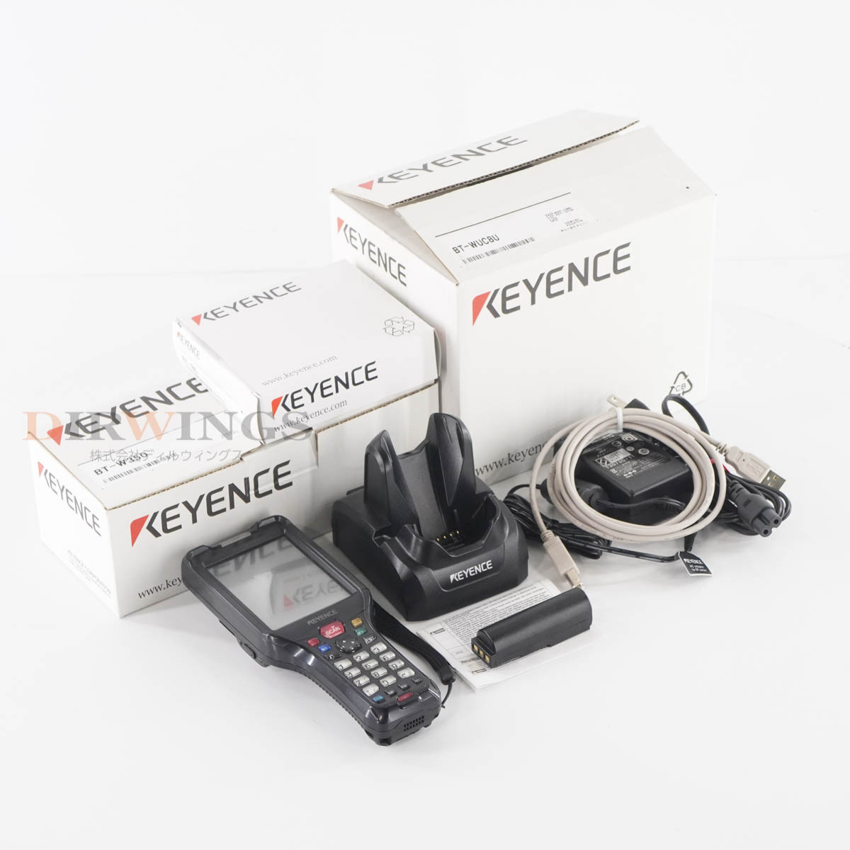 KEYENCE BT-W85T 2台セット 文字認識（OCR）対応ハンディターミナル 充電器付 Bluetooth 無線LAN キーエンス ...