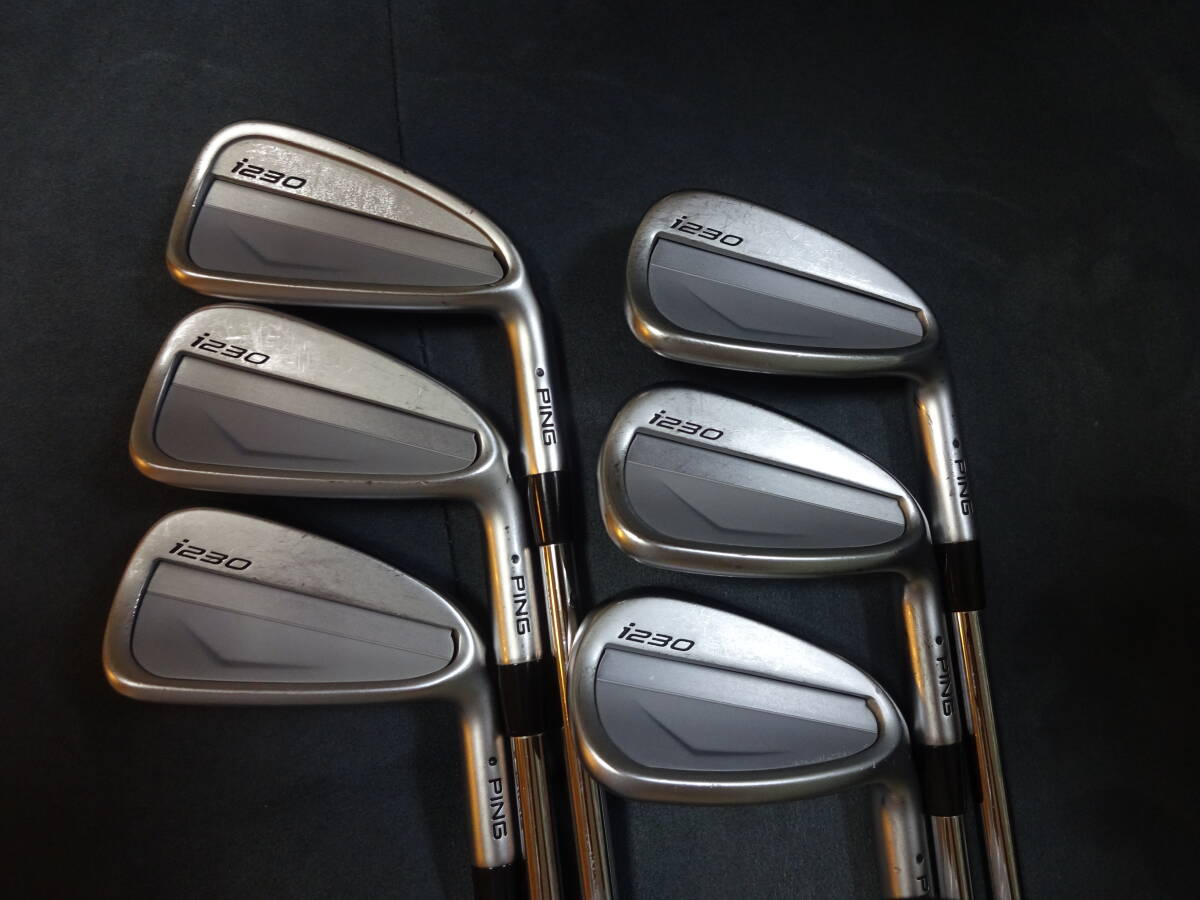 【目立った傷や汚れなし】【中古・美品】PING i230 アイアン ライ角 黒ドット 5番～9番.W 6本セット N.S.PRO MODUS TOUR 105 フレックスSの落札情報詳細 ...