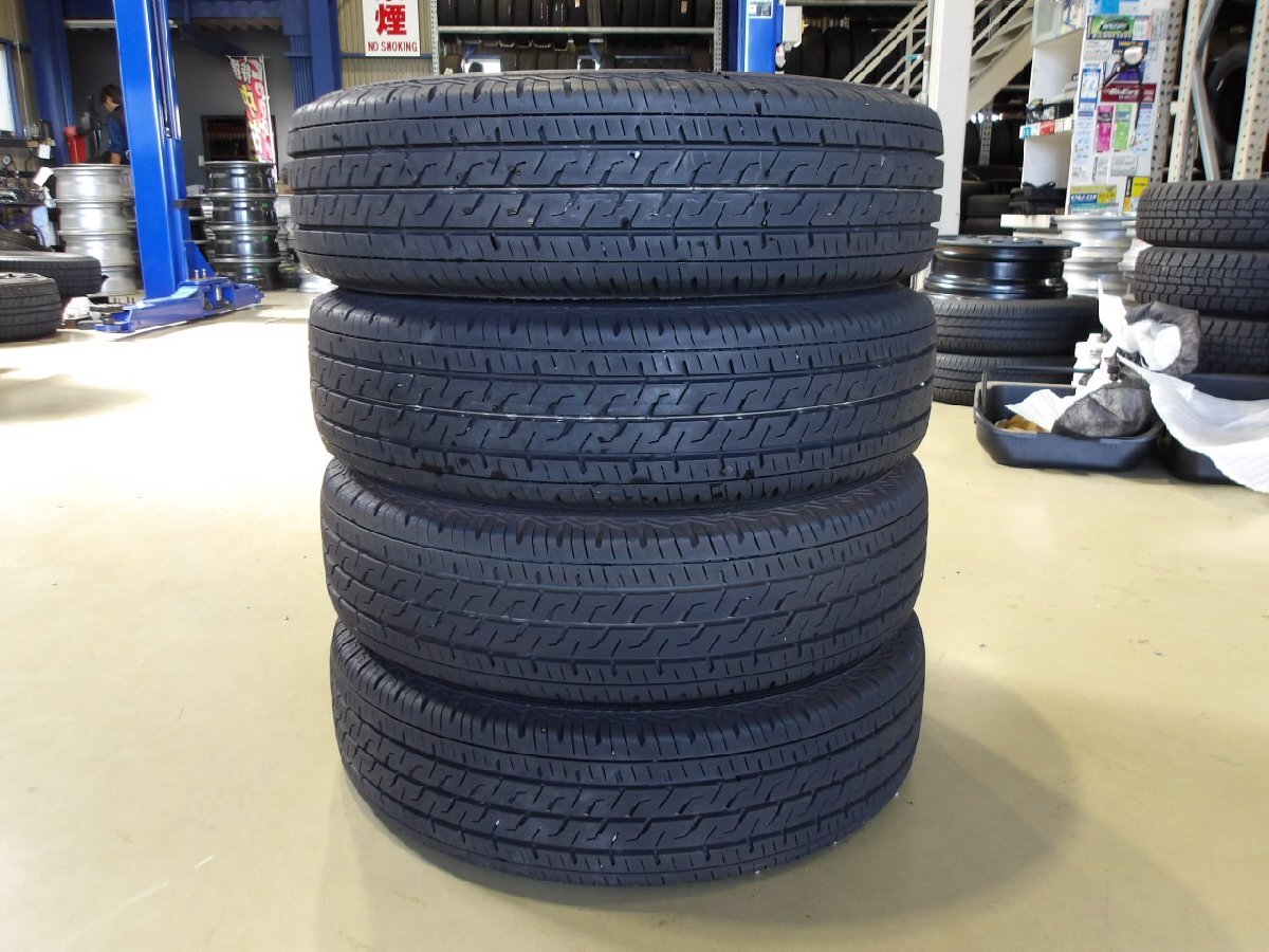 【やや傷や汚れあり】(R06/09/19-7) Φ 13インチ / タイヤ / ブリヂストン / エコピア / R710 / 165/80R13LT 90/88N LT / 4本 / 中古 ...