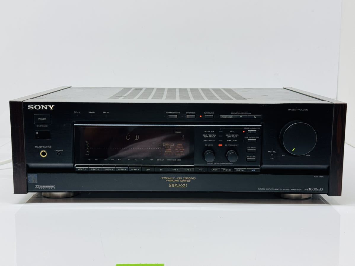 【傷や汚れあり】★SONY TA-E1000ESD DIGITAL PROCESSING CONTROL AMPLIFIER ソニー コントロールアンプ 通電確認のみ 現状品 管理番号 ...