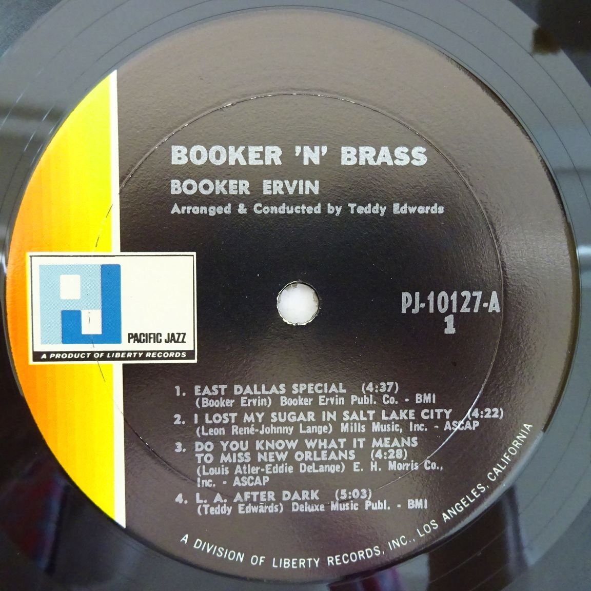 【やや傷や汚れあり】11199689;【US PROMO ONLY/Pacific Jazz/MONO/見開き】Booker Ervin / Booker 'n' Brassの落札情報詳細 ...