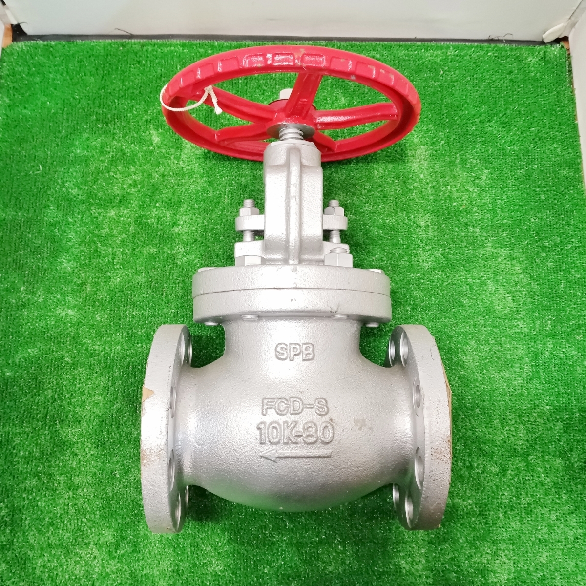 【未使用】【埼玉県川越市 店頭引渡し限定】 未使用品 KITZ キッツ グローブバルブ ダクタイル鉄製 フランジ形 FCD-S S10-K80 ...