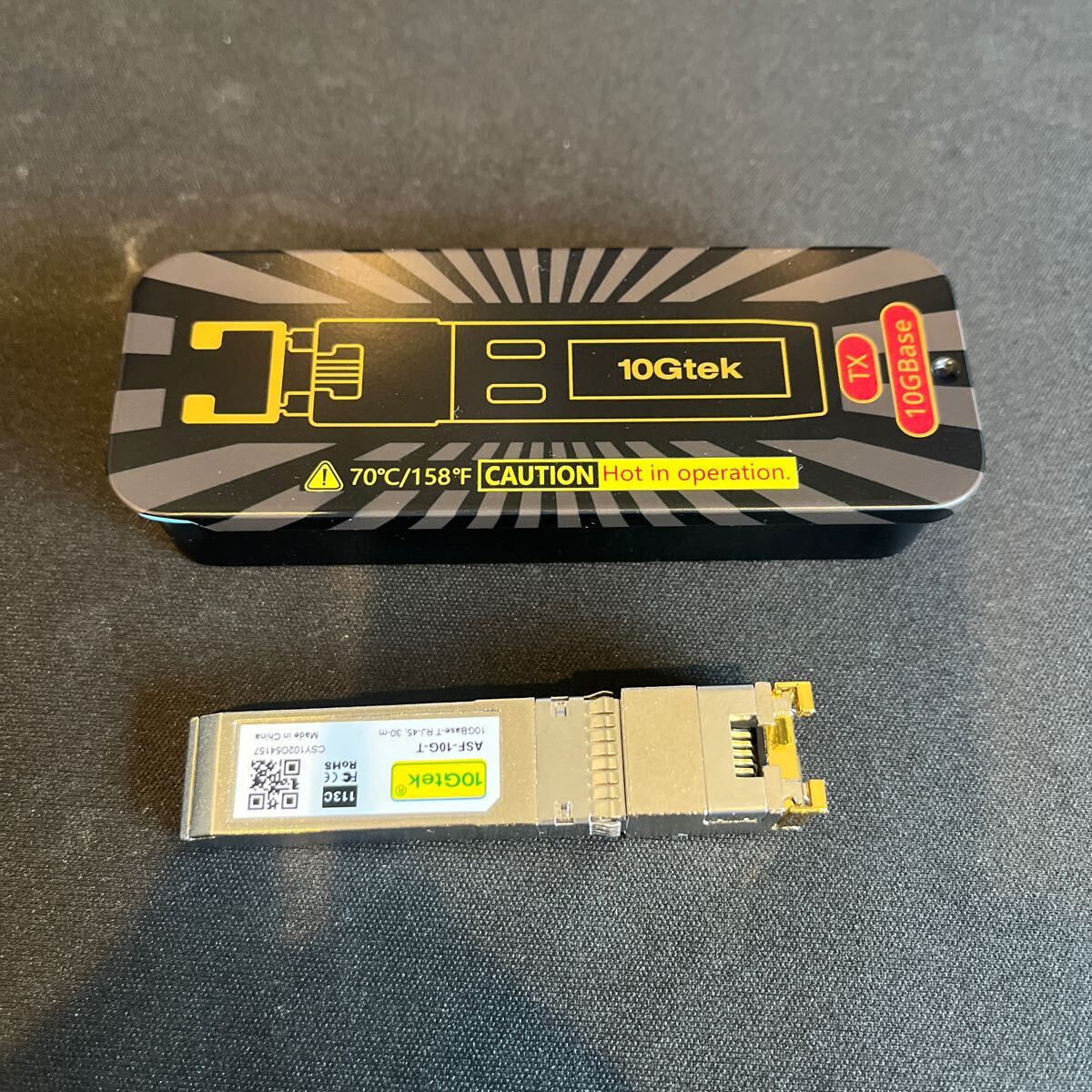 【全体的に状態が悪い】中古 10Gtek 10GBase-T SFP+モジュール 10G-T RJ-45 CAT.6a カッパーケーブル 最大30mの落札情報詳細 - Yahoo!オークション ...