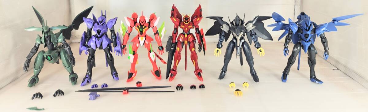 【やや傷や汚れあり】HG ゼイドラ ガフラン ドラド ダナジン ゼダス レギルス 完成品 検( 機動戦士ガンダムAGE HGGA 1/144の ...