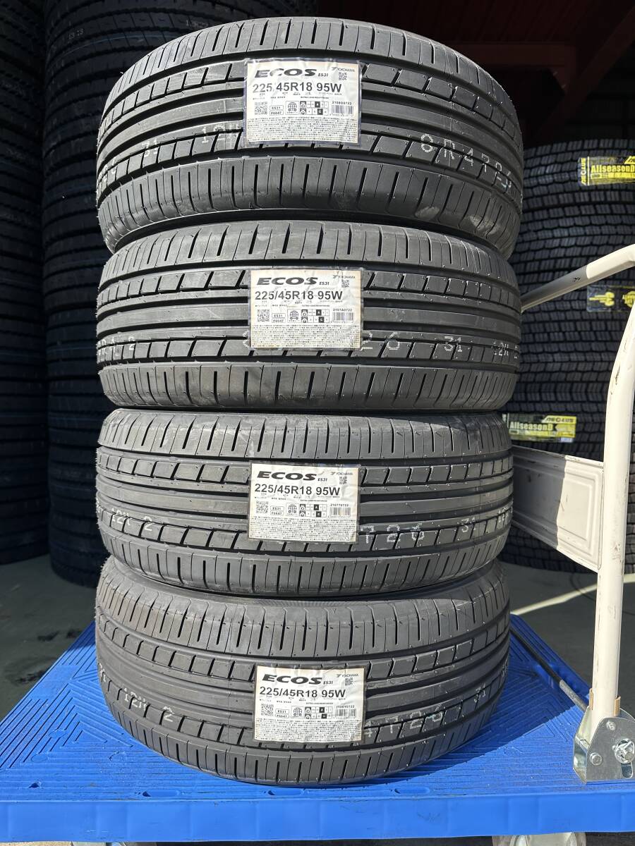 【未使用】【法人宛限定送料無料】YKM45R18-10 ヨコハマ 225/45R18 95W ECOS ES31 4本セット 2022年製の落札情報詳細 - Yahoo!オークション落札価格 ...