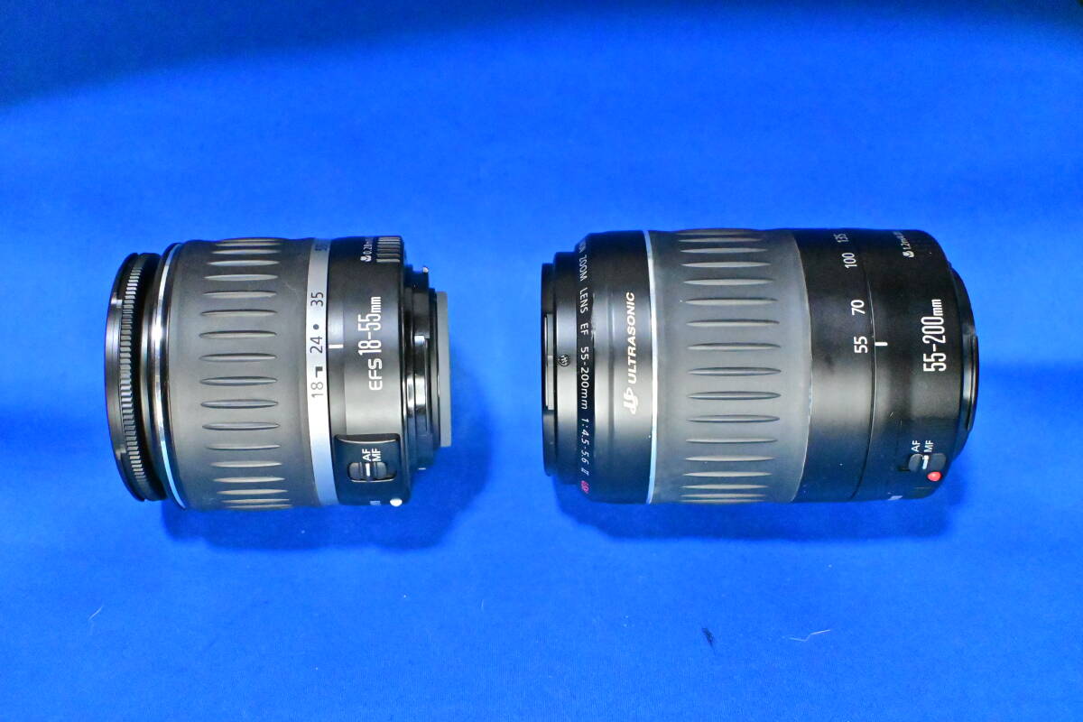 【やや傷や汚れあり】 CANON ZOOM LENS EF-S 18-55/EF 55-200mm レンズ の落札情報詳細 - Yahoo!オークション落札価格検索 オークフリー