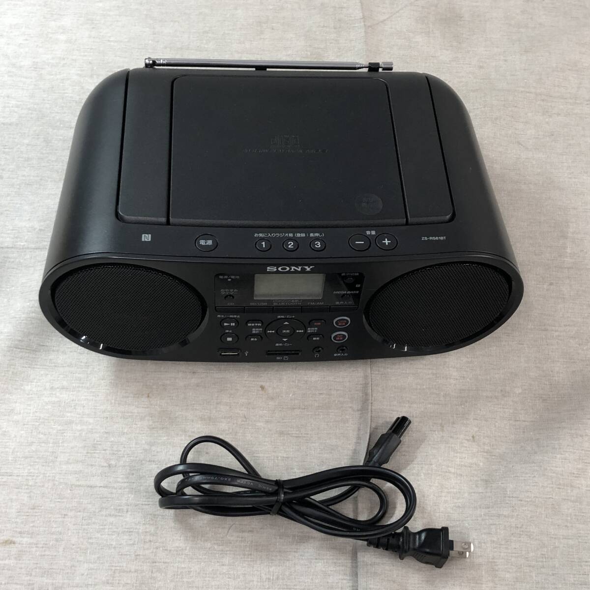 【目立った傷や汚れなし】ソニー CDラジオ Bluetooth/FM/AM/ワイドFM対応 語学学習用機能 電池駆動可能 ブラック ZS-RS81BTの落札情報詳細 - Yahoo ...