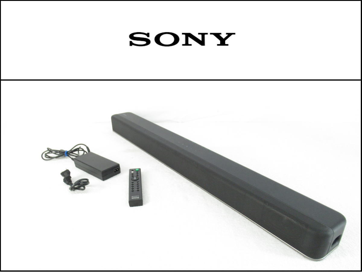 【目立った傷や汚れなし】 061001-181 美品 SONY/ソニー サウンドバー ホームシアターシステム リモコン付き HT-X8500 ...