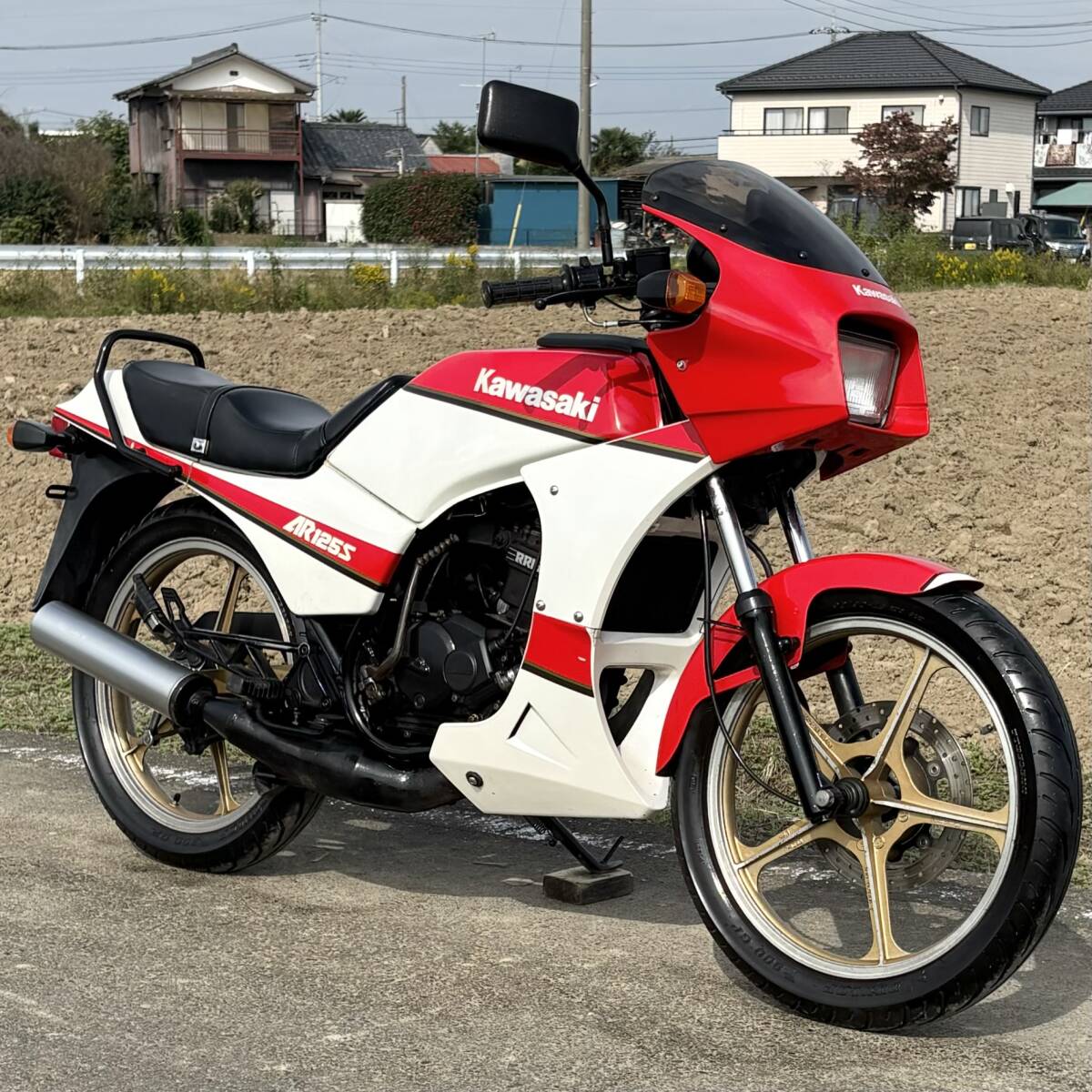 【傷や汚れあり】AR125S 実動 書類付き AR125A フルカウル 好調 絶版 希少 旧車 2スト カワサキ 検）AR NS MBX NSR DT GT RV RZ TZR CB TS ...