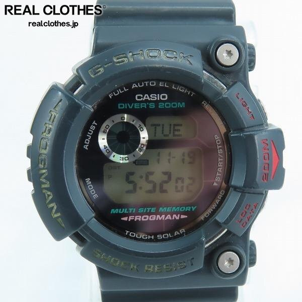 【傷や汚れあり】G-SHOCK/Gショック FROGMAN/フロッグマン タフソーラー GW-200-2JF /000の落札情報詳細 ...