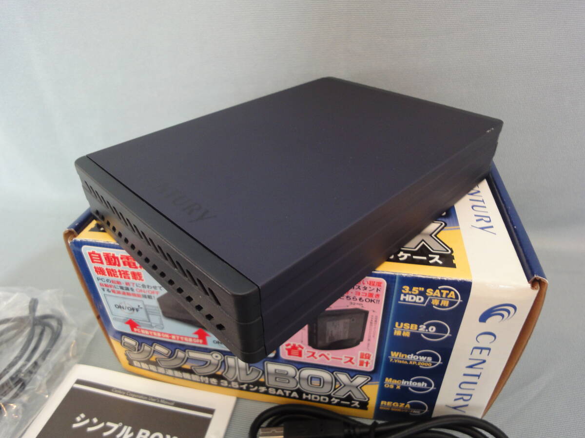 【やや傷や汚れあり】センチュリー シンプルBOX 3.5インチ SATA-HDDケース CSS35U2 付属品すべてありの落札情報詳細 ...
