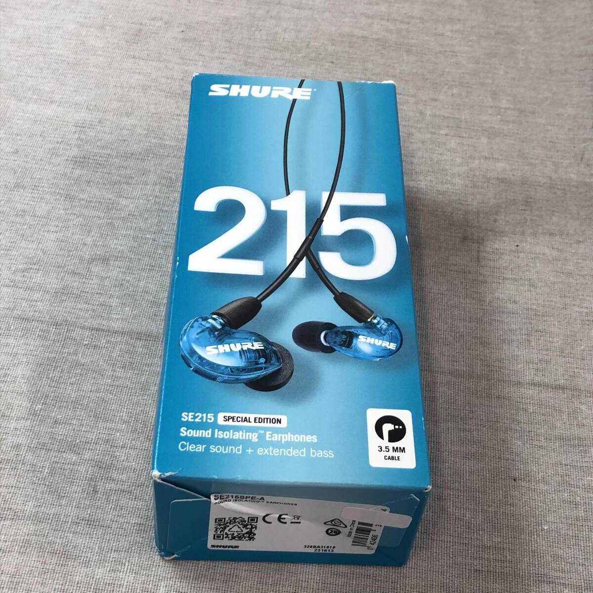 【傷や汚れあり】SHURE シュア イヤホン 有線 SE215 SPE-A ブルー 高遮音性 ノイズキャンセリング ゲーム ゲーミング スペシャルエディション カナル型の落札情報詳細 ...
