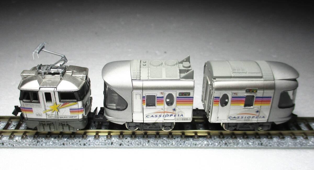 【目立った傷や汚れなし】Bトレインショーティー・ショーティー カシオペア（E26系）＋機関車(EF510) Nゲージの落札情報詳細 - Yahoo!オークション落札価格検索 オークフリー