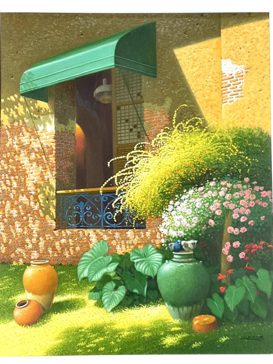 【傷や汚れあり】真作 油彩 MELENCIO・メレンシオ 『ガーデンそのⅡ』 大型最高傑作 額付絵画 2bの落札情報詳細 - Yahoo ...