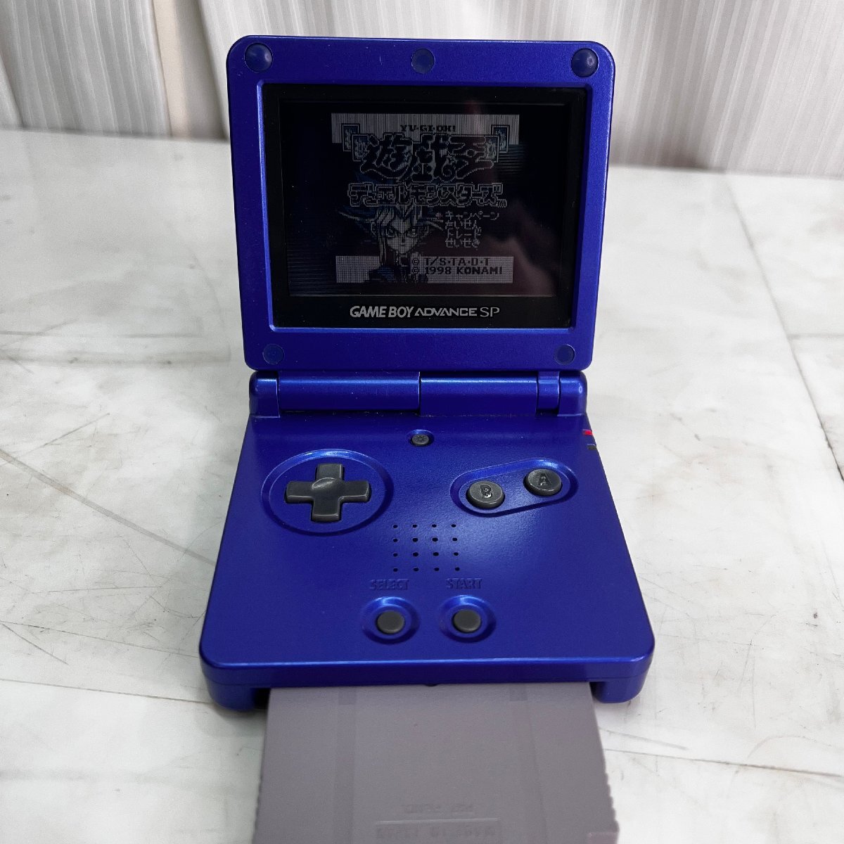 【やや傷や汚れあり】＝R＝ ゲームボーイアドバンスSP コバルトブルー NINTENDO 任天堂 AGS-001 簡易動作確認済み 遊戯王デュエルモンスターズ付属＝B-241202の落札情報 ...
