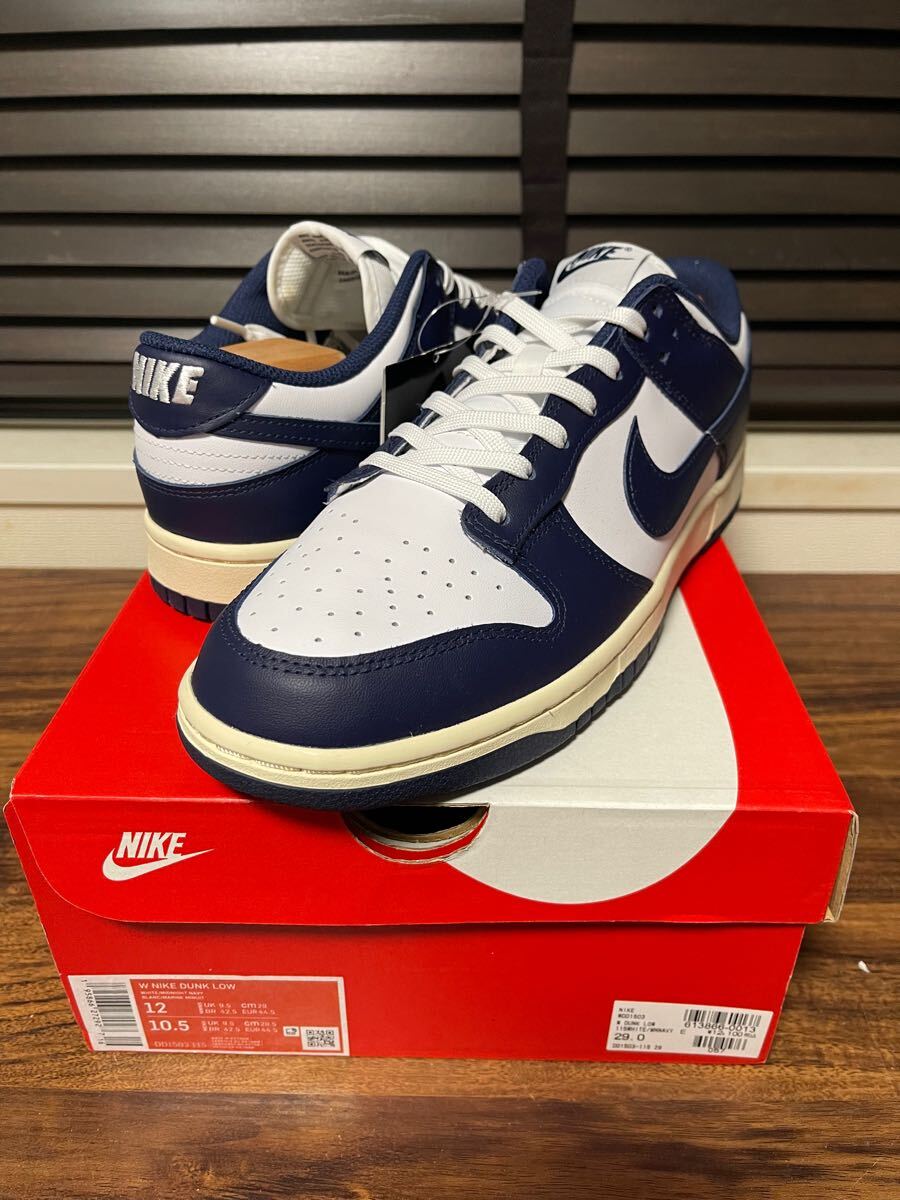 【未使用】2022年製 新品未使用 NIKE WMNS DUNK LOW VILLANOVA ビラノバ DD1503-115 US10.5 ...