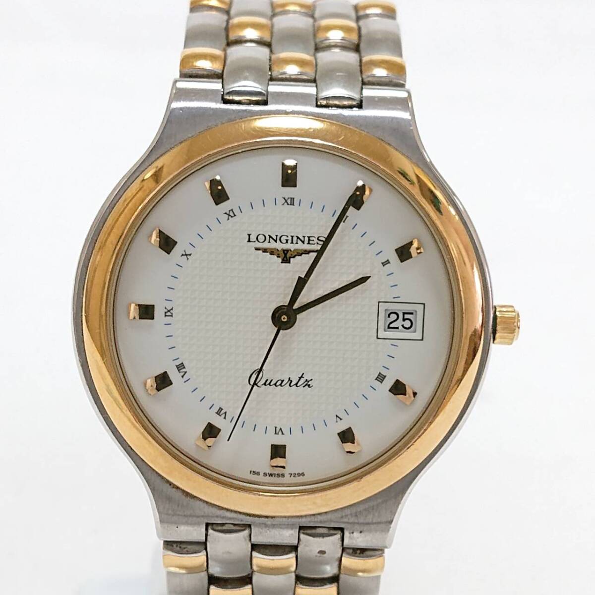 【やや傷や汚れあり】 LONGINES ロンジン Flagship フラッグシップ クォーツ 腕時計 2針 161 SWISS M 3463 ゴールド文字盤 稼働品の落札情報詳細 ...