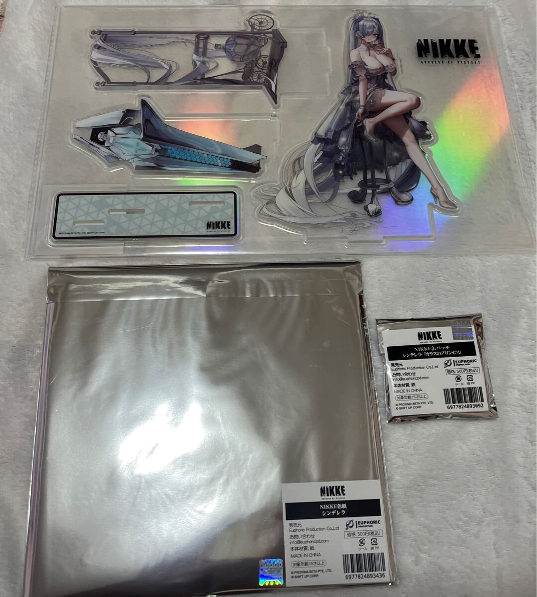 【未使用】3点set ニケnikke C105コミケ シンデレラ アクスタ+色紙+缶バッジの落札情報詳細 - Yahoo!オークション落札価格検索 オークフリー