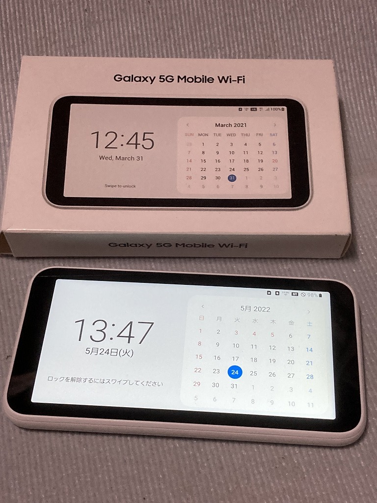 【傷や汚れあり】Galaxy 5G Mobile Wi-Fi SCR01 Mobile Router Samsung 箱の落札情報詳細 ...