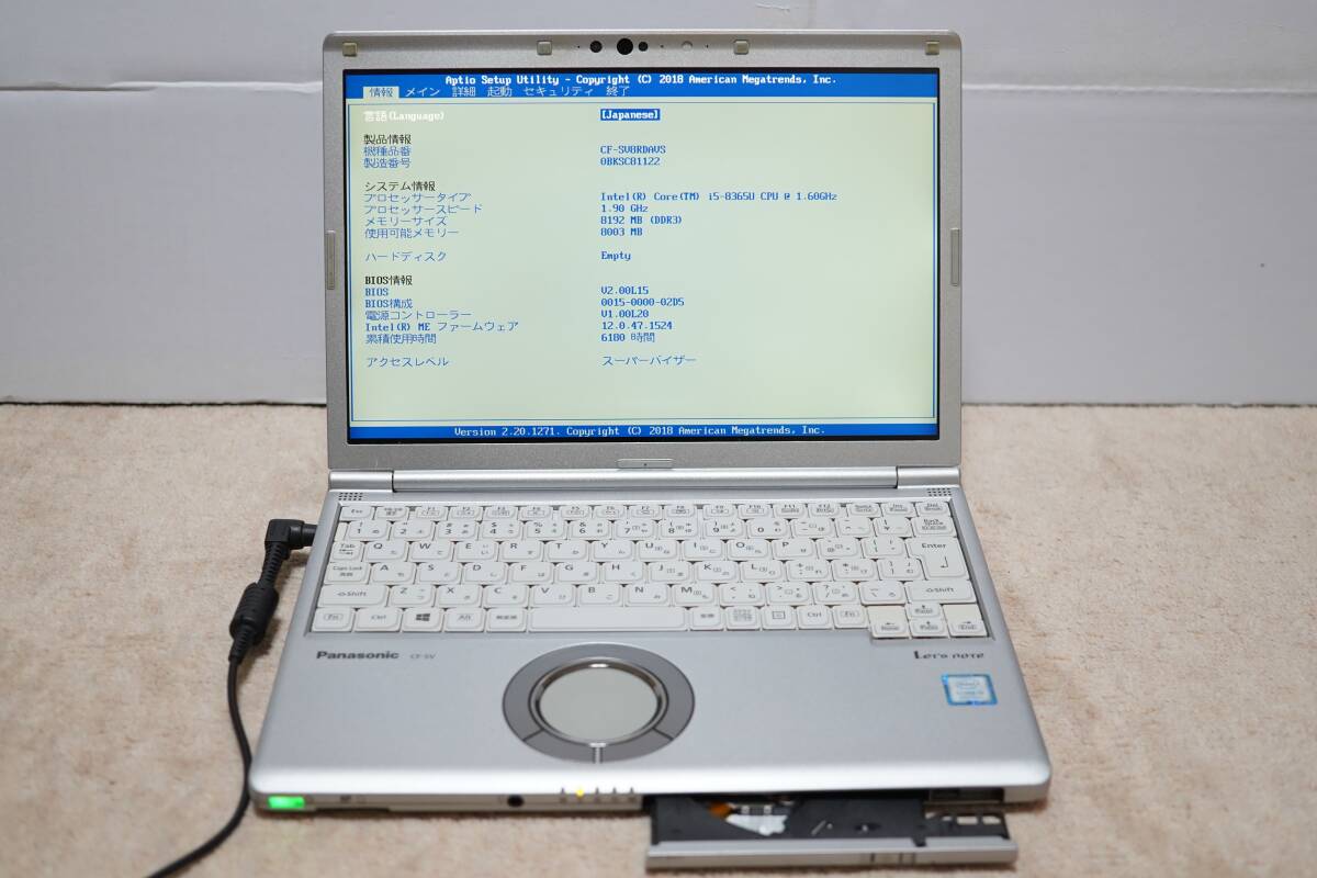 【やや傷や汚れあり】Panasonic Let'snote CF-LX6 Core i5-7300U 2.6GHz/4GB/HDD320GB ...