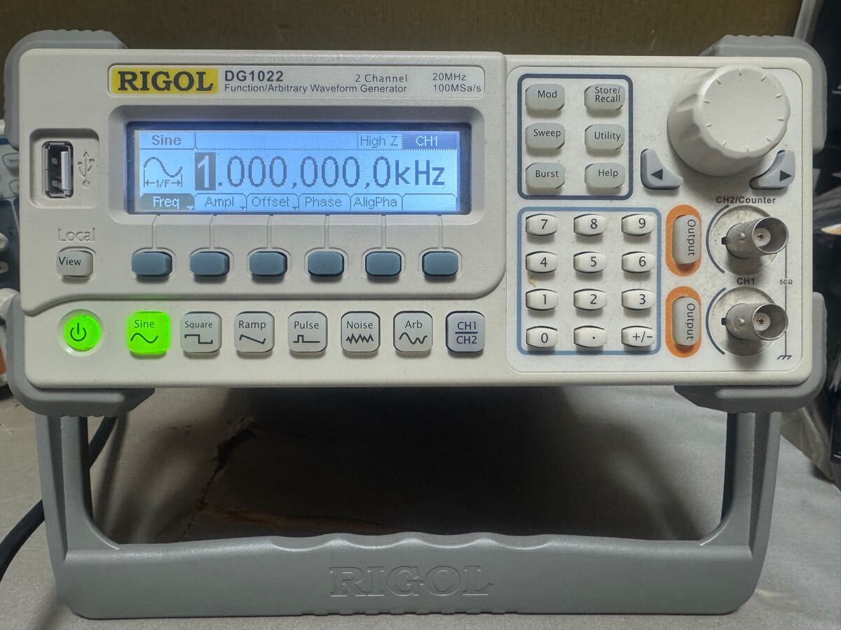 【目立った傷や汚れなし】ファンクションジェネレータ RIGOL DG1022 20MHz 2CHの落札情報詳細 - Yahoo!オークション落札価格検索 オークフリー