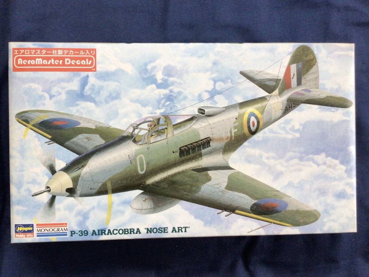 【目立った傷や汚れなし】 即決 送料450円～ 1/48 ハセガワ ベル P-39Q/エアラコブラ Mk.I ‘Snooks 2nd’ w ...