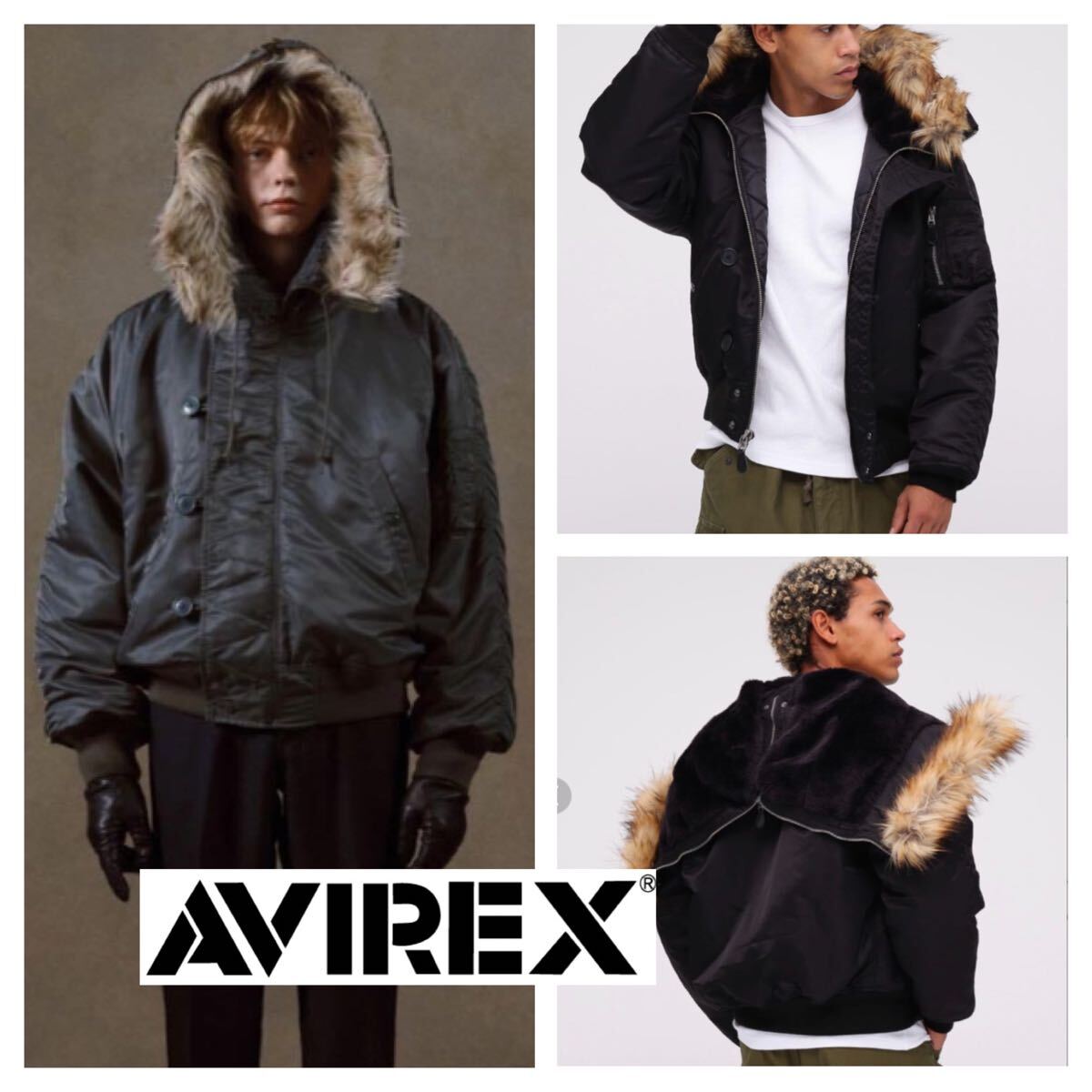 【目立った傷や汚れなし】Y2K 00s アーカイブ AVIREX N-2B フライトジャケット 平成 M 黒 ブラック リアルファー アヴィレックス 短丈 ファー着脱可能 美品の落札情報詳細 ...