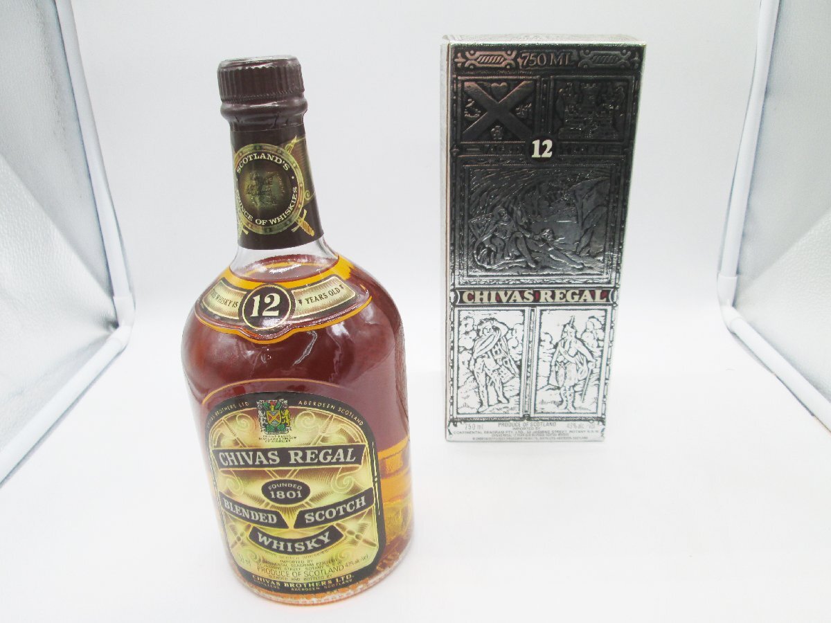 【未使用】 【未開栓】CHIVAS REGAL シーバス リーガル 12年 スコッチ ウイスキー 43% 750ml 洋酒 /Aの落札情報詳細 - Yahoo!オークション落札価格検索 オークフリー