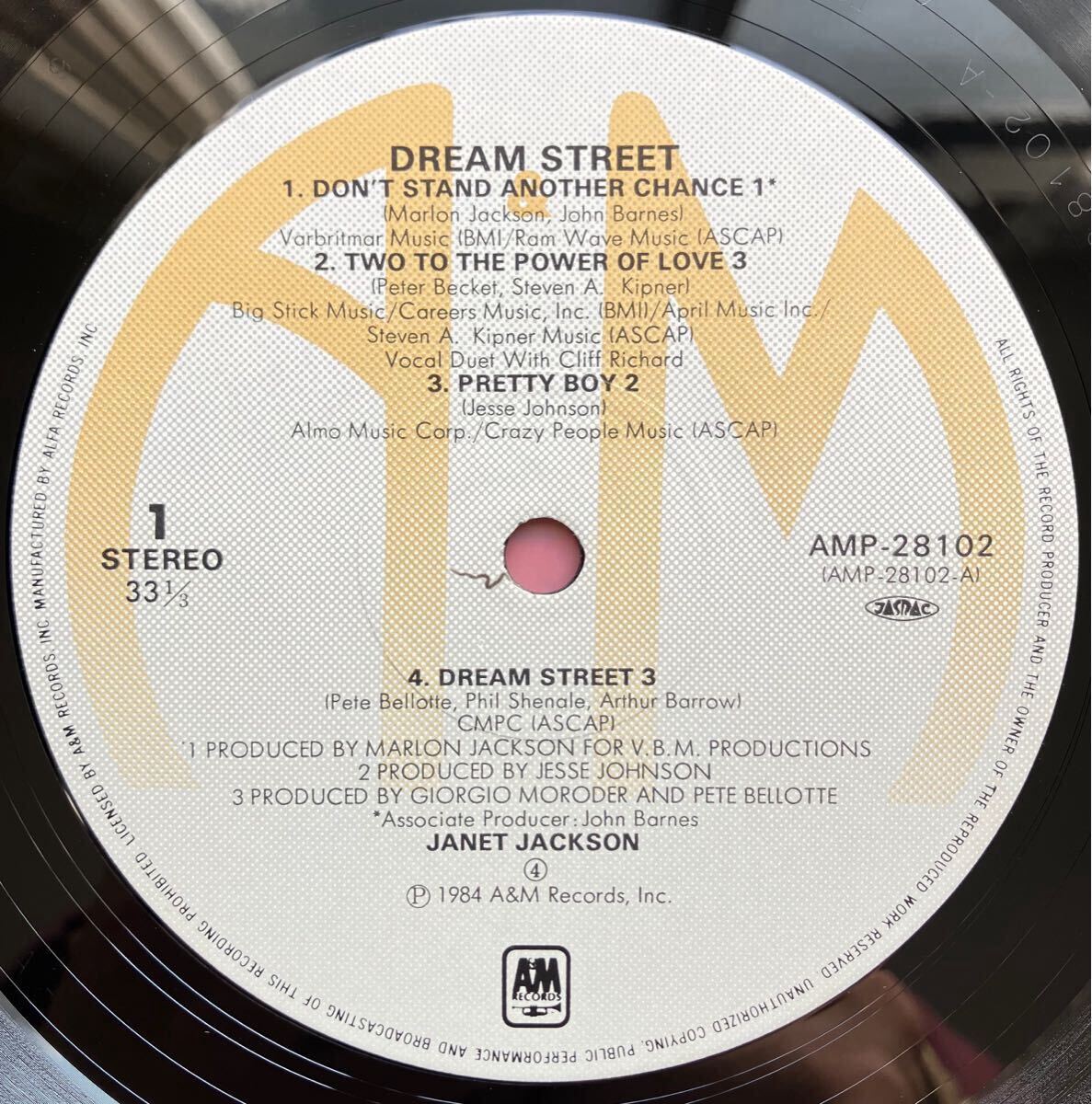 【目立った傷や汚れなし】JPN ORIG 美品！ 帯付き LP Janet Jackson(ジャネット・ジャクソン)「Dream Street ...