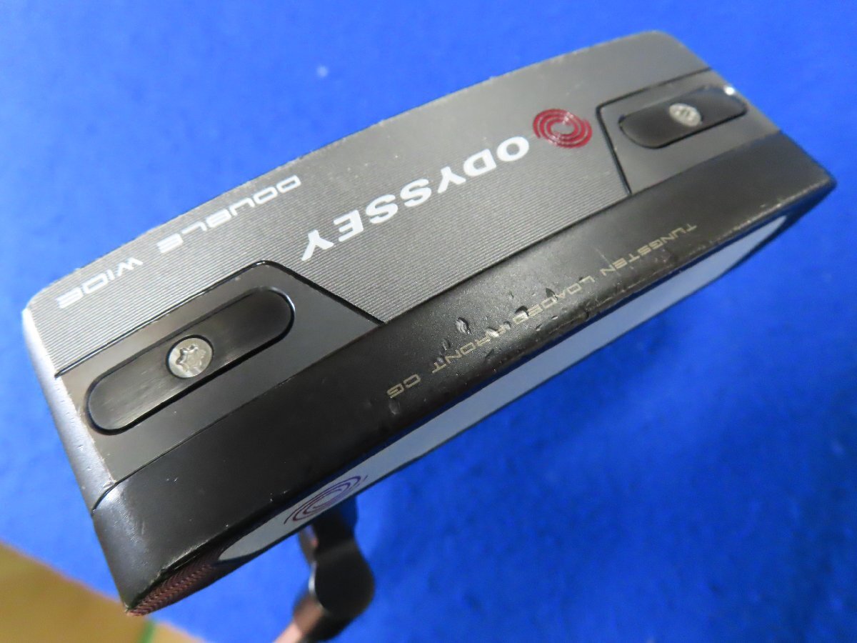 【傷や汚れあり】【中古】ODYSSEY（オデッセイ）2023 TRI-HOT 5K（トライホット 5K）パター ＃DUBLE WIDE（ダブルワイド）【33インチ】STROKE LAB RED ...