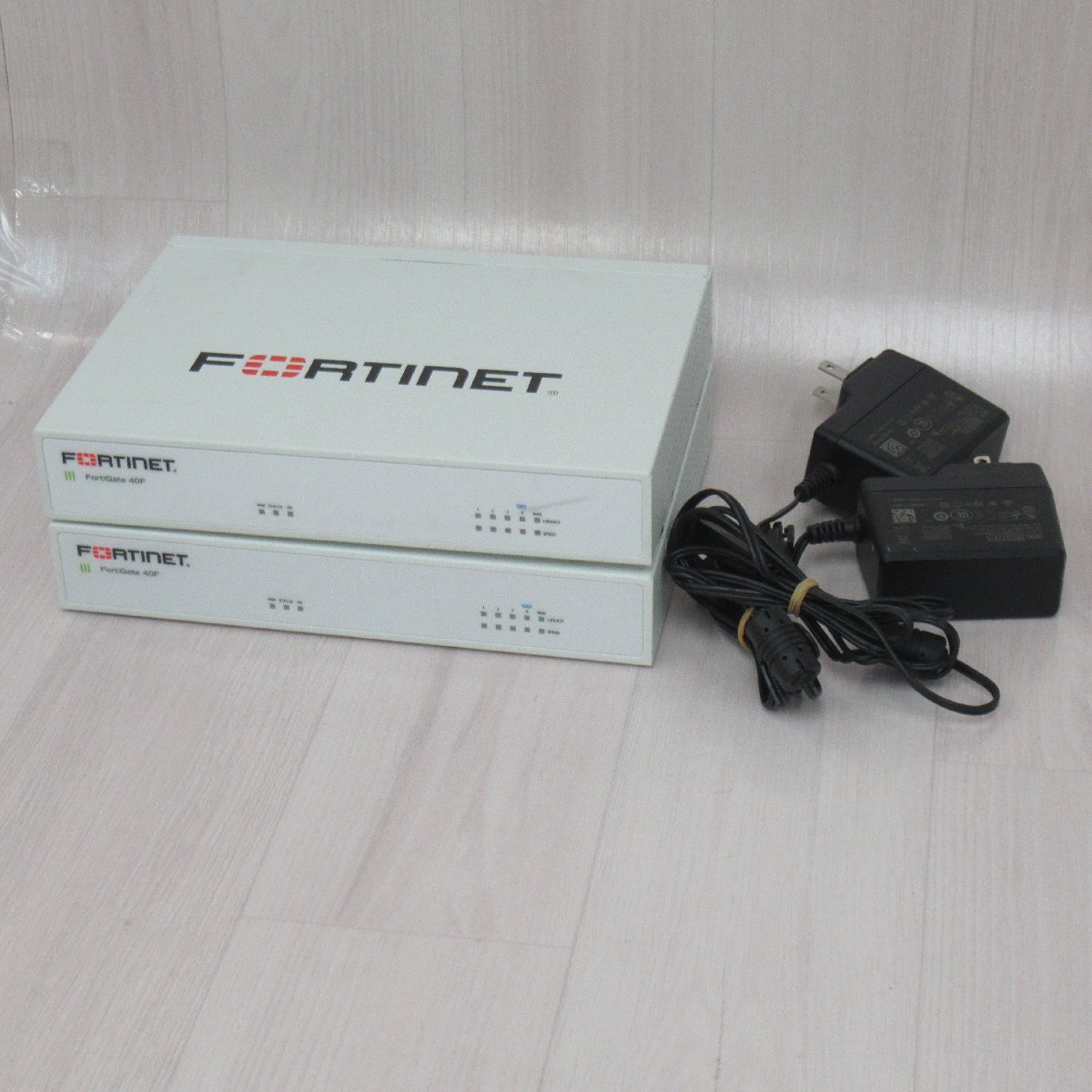 【やや傷や汚れあり】Fortinet FG-40F (2台セット) FortiGate-40F UTM FW：v6.0.11～v6.4.8 ...
