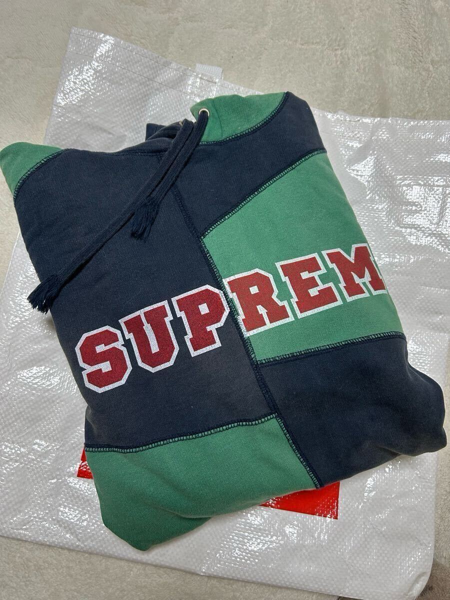 【全体的に状態が悪い】Supreme Patchwork Hooded Sweatshirt シュプリーム パーカー Lの落札情報詳細 - Yahoo!オークション落札価格検索 オークフリー