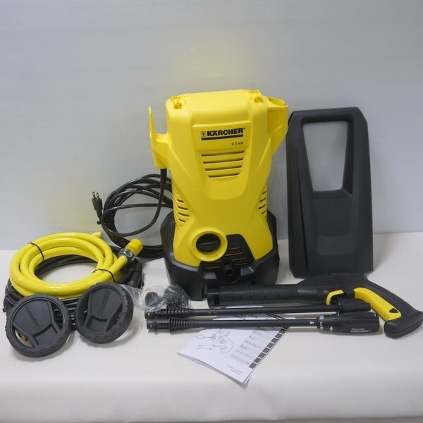 【未使用に近い】ケルヒャー家庭用高圧洗浄機 K2.400 ハイパワー コンパクト 100V 50/60Hz 洗車 外壁 ウッドデッキ 家周りの洗浄 節水 KARCHER ≡DT5568の落札 ...