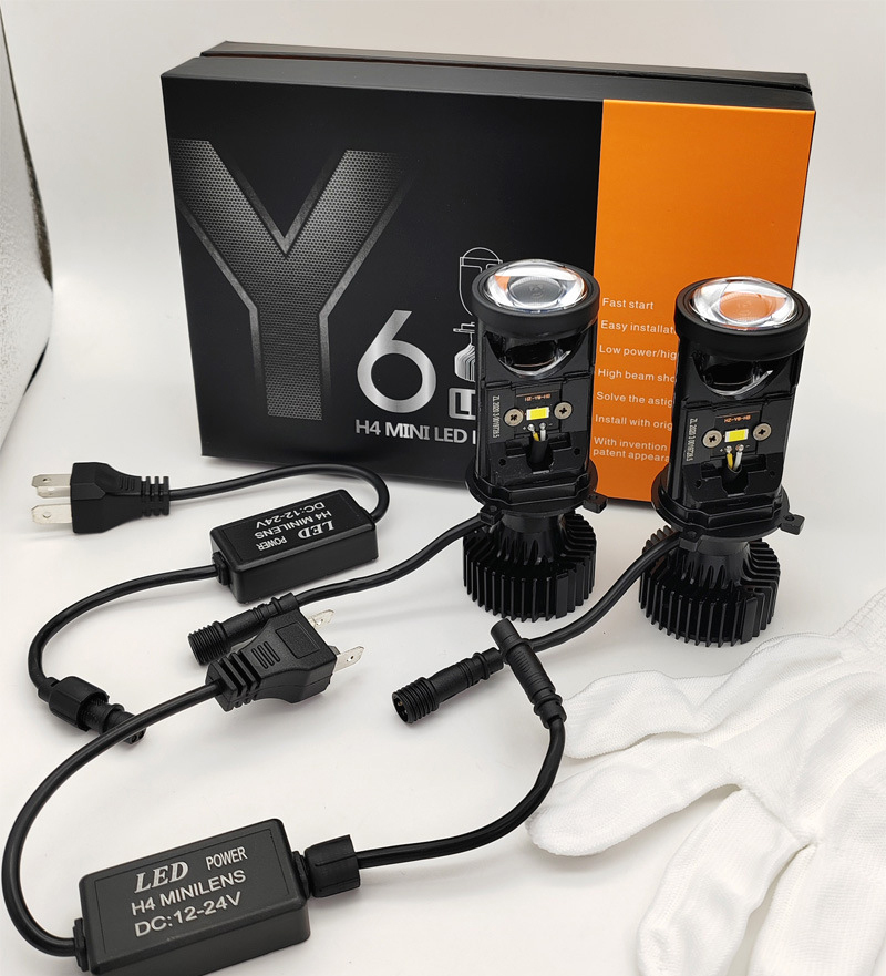 【未使用】両面発光 純正交換 H4 Hi/Lo LEDバルブ 6000K 16000LM 36WLEDヘッドライト ミニプロジェクター付き 2本セットの落札情報詳細 - Yahoo ...