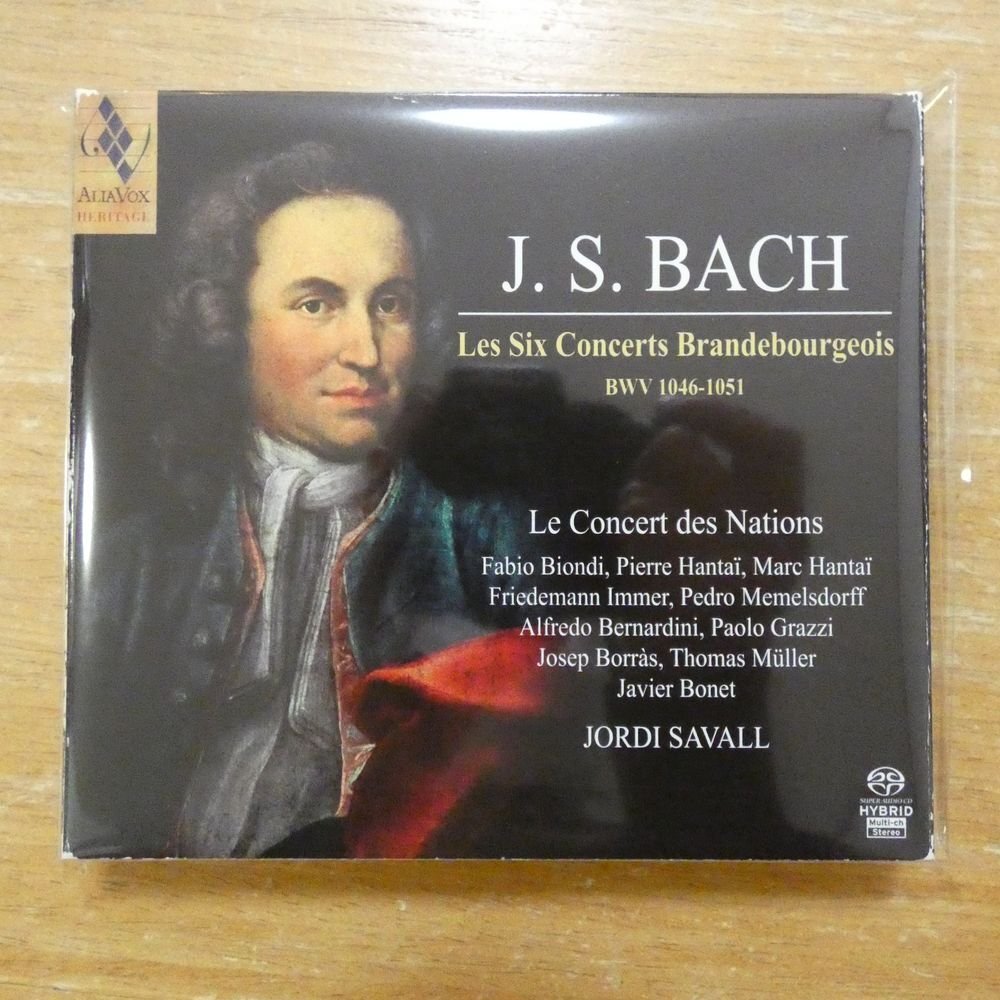 【やや傷や汚れあり】7619986398716;【2ハイブリッドSACD】SAVALL / BACH:LES SIX CONCERTS BRANDEBOURGEOIS(AVSA9871A+B ...