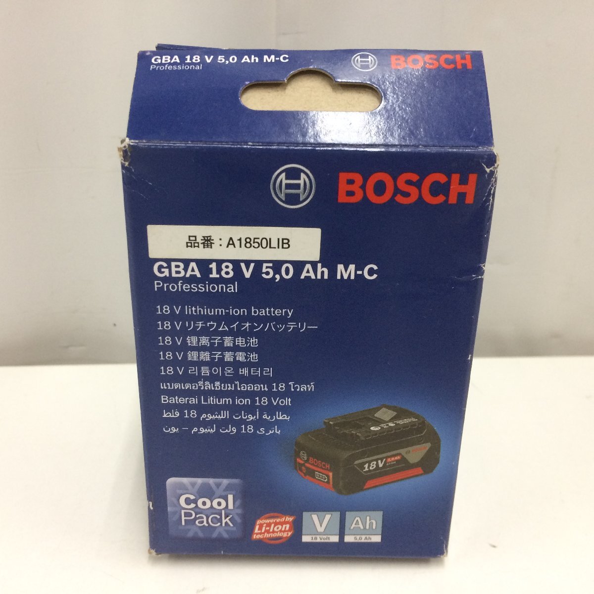 【未使用】f156*80 未開封 1円～ BOSCH リチウムイオンバッテリー A1850LIBの落札情報詳細 - Yahoo!オークション落札価格検索 オークフリー