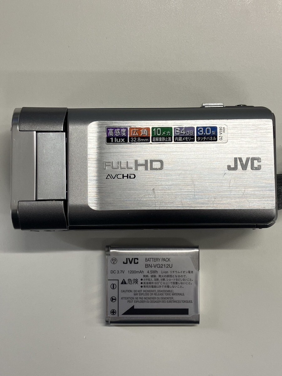 【やや傷や汚れあり】JVC ケンウッド GZ-V590-S デジタルビデオカメラ シルバー バッテリー付き Everio FULL HD 2012年製 通電確認済の落札情報詳細 - Yahoo ...