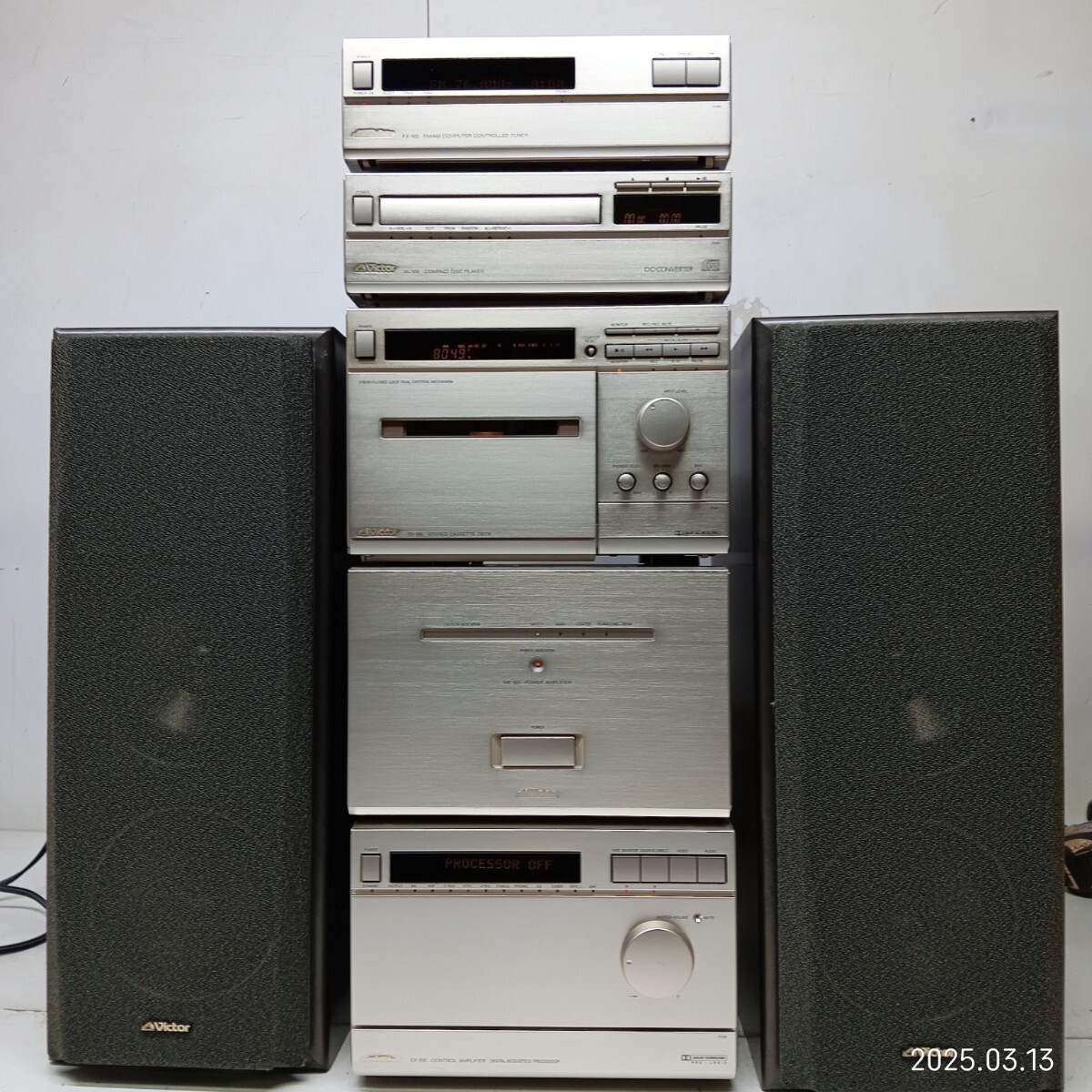 【やや傷や汚れあり】R※ VICTOR ビクター システムコンポ TD-105/FX-105/XL-105/EX-105/SX-105/ME-105の落札情報詳細 - Yahoo!オークション ...