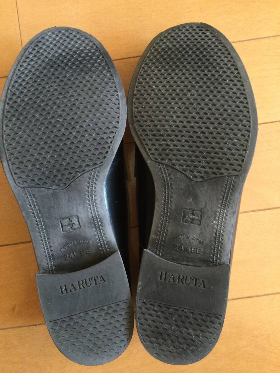 【目立った傷や汚れなし】☆HARUTA☆ ローファー 黒 サイズ24.5cm EE の落札情報詳細 - Yahoo!オークション落札価格検索 オークフリー