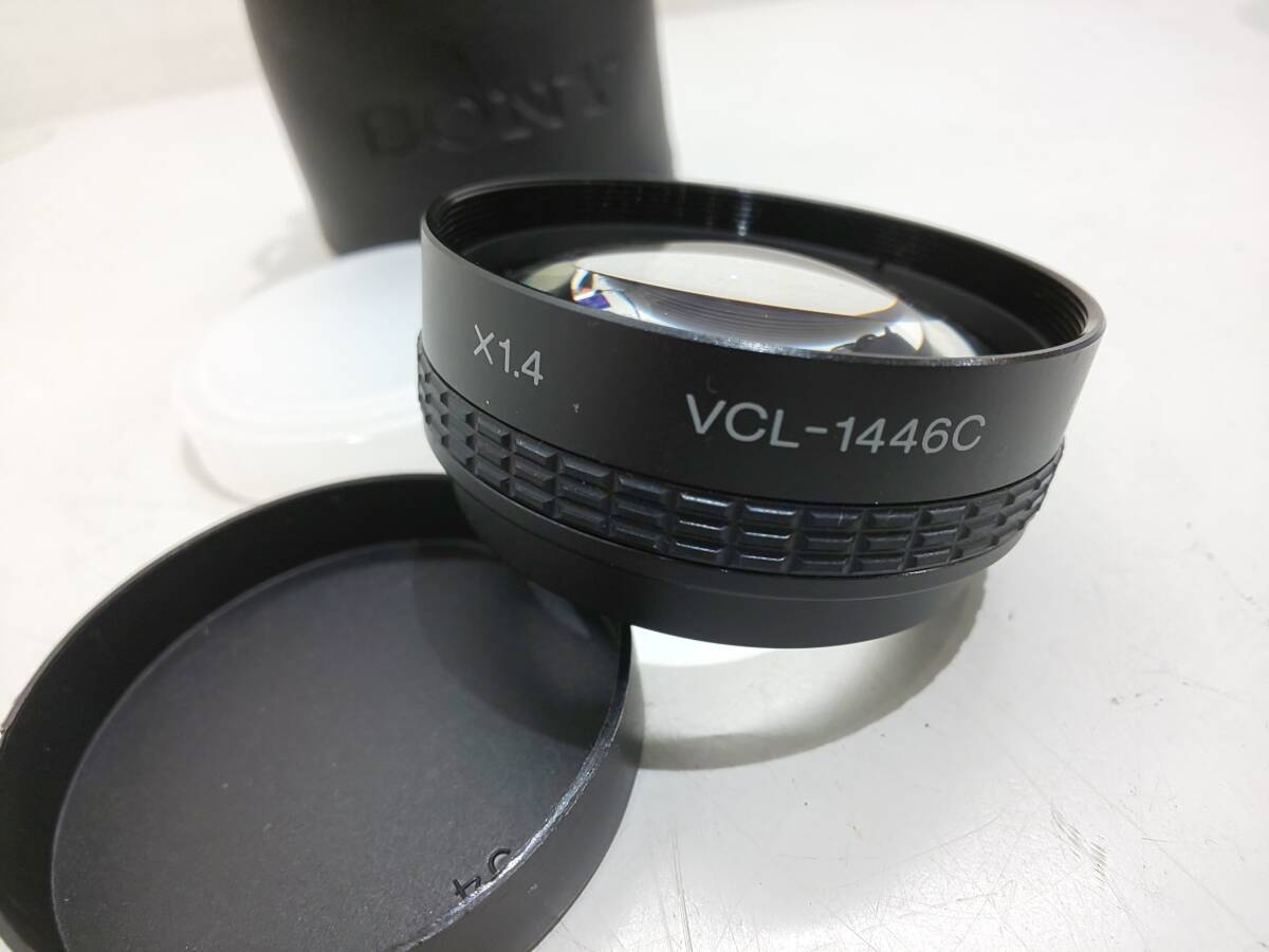 【目立った傷や汚れなし】65810★SONY ソニー TELE CONVERSION LENS x1.4 VCL-1446Cの落札情報詳細 - Yahoo!オークション落札価格検索 オークフリー