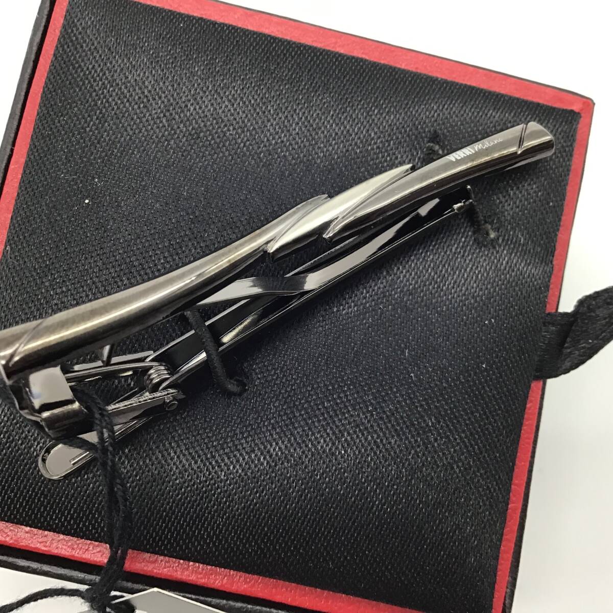 【未使用】＃8745 未使用保管品 タグ有り VERRI Milano ベェリー ミラノ 希少 ネクタイピン タイピン シルバーカラー メンズ ...