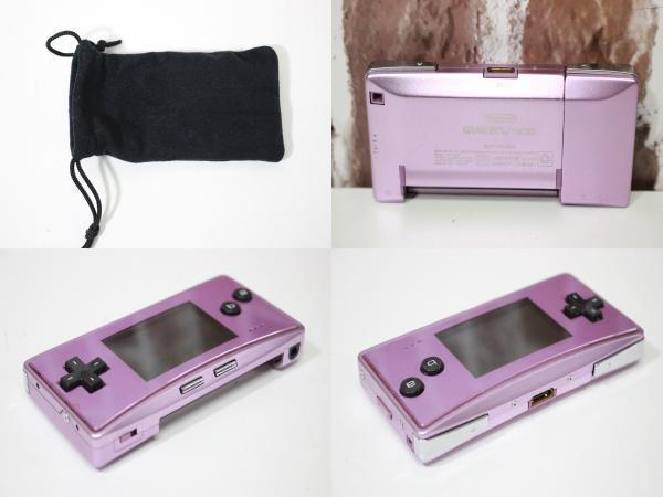 【やや傷や汚れあり】S4505 60 ★ GAMEBOY micro ゲームボーイミクロ OXY-001 パープルの落札情報詳細 ...